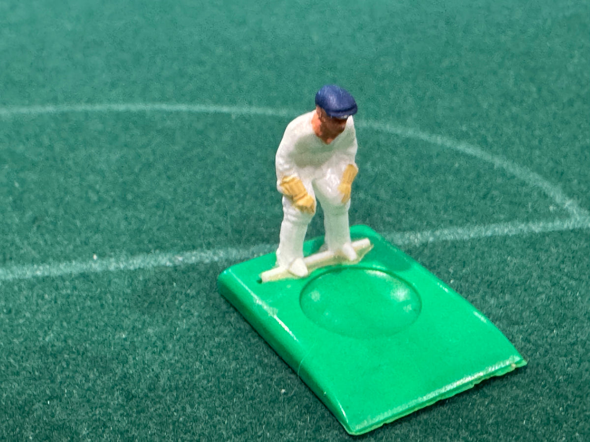 Subbuteo Cricket Blue Capped Wicket Keeper – Wobbly Hobby Shop